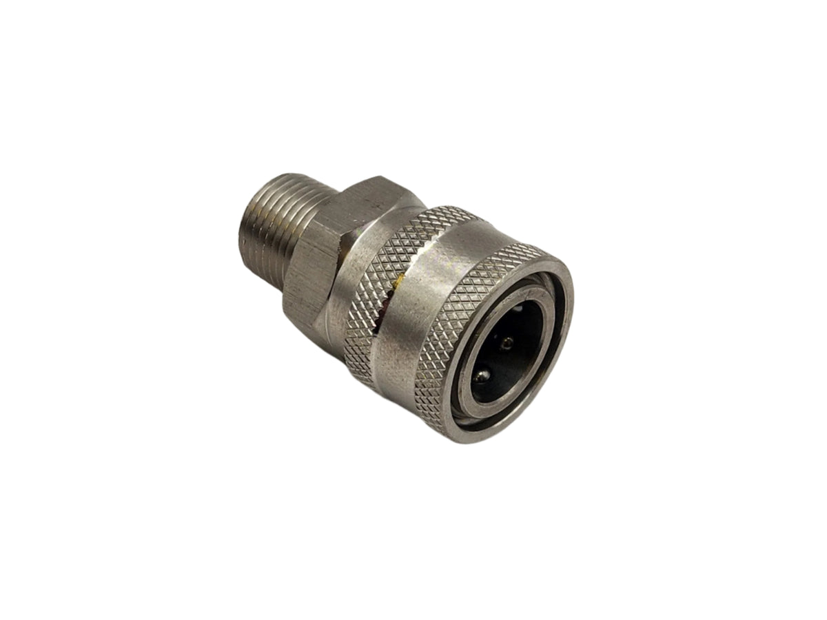 DEMA Quick Coupler Socket Stainless 3/8" MNPT — United Wash Supply