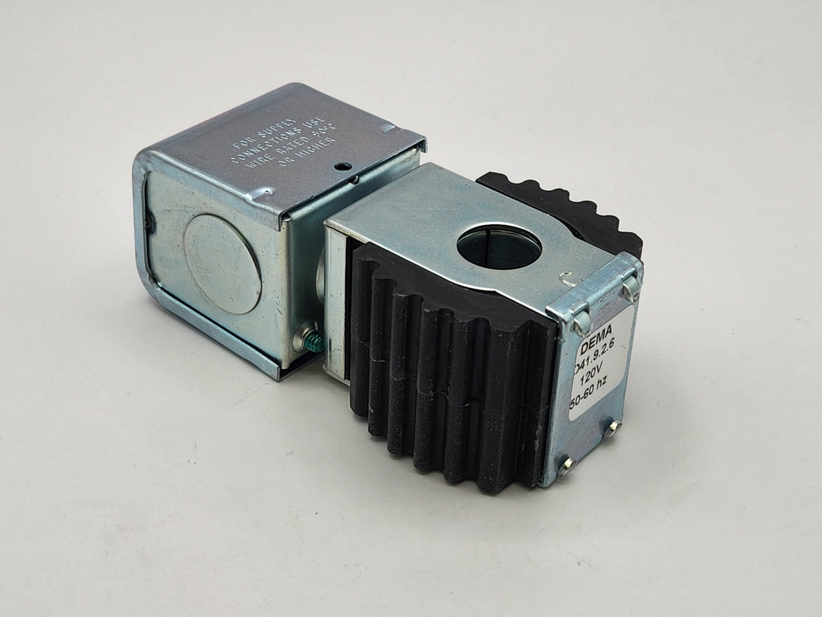 DEMA Normally Open Solenoid Coil Assembly, #2 Valves, 120VAC 50-60 Hz ...