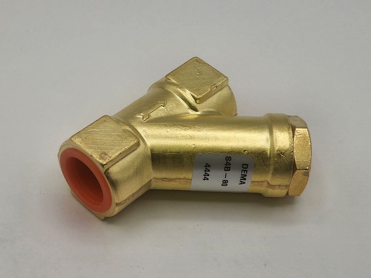 DEMA Brass Y-Type Strainer, 1/2" FPT, 80 Mesh Screen — United Wash Supply