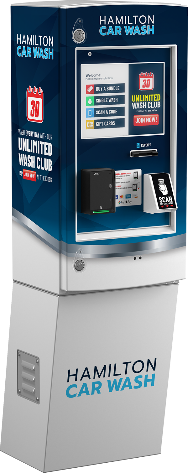 HAMILTON CTKAAFAAKZZZZZZ CTK Paystation Kiosk w/ID Tech VP6800, Door W ...