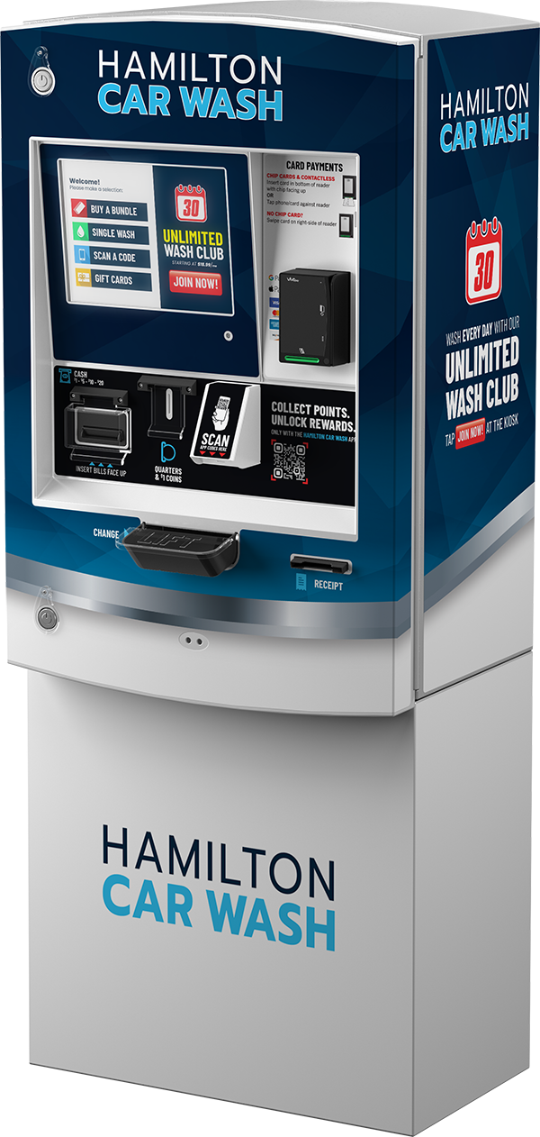 HAMILTON HTKFHCCZYFBKZZZ HTK Paystation Kiosk, Free Standing Cabinet ...