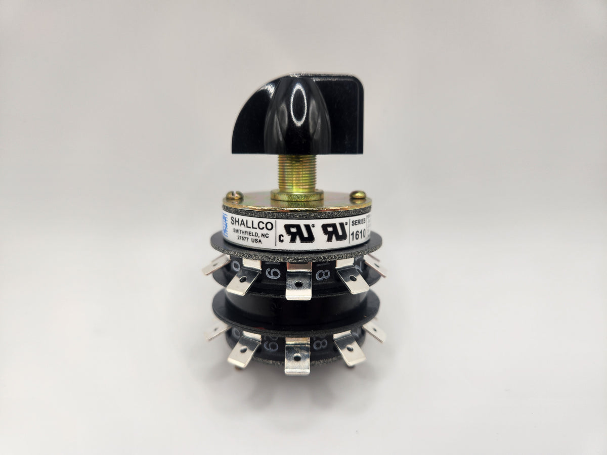 Shallco 10-Position Two Stack Rotary Switch, Quick Disconnect — United ...